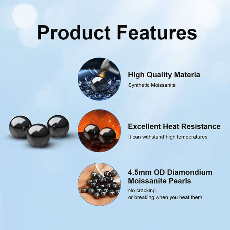 Diamondium Pearls Grade D 5mm 6mm with Rio Titanium Jar - JCVAP Europe ...